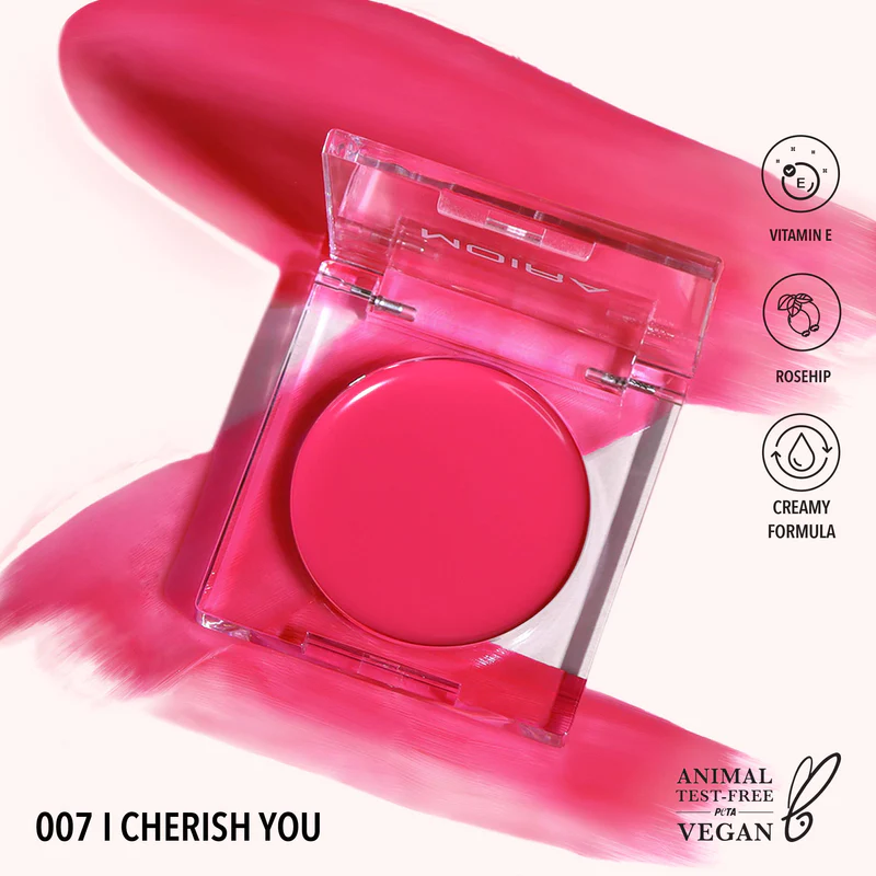 Rubor crema Moira 007 I Cherish You – Iconika Beauty Shop